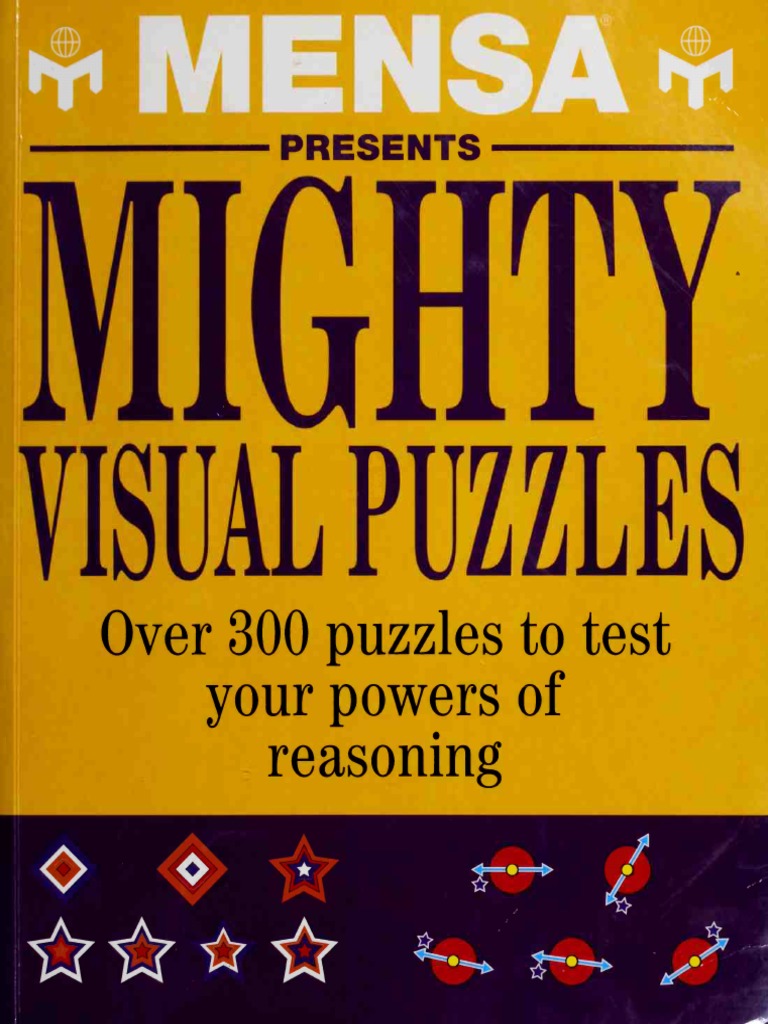 MENSA Visual Puzzles - Over 300 Optical Challenges (1997) | PDF ...