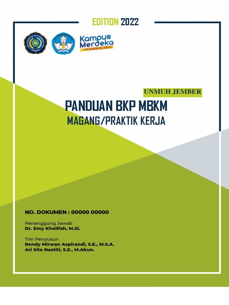 Panduan BKP MBKM Magang Atau Praktik Kerja | PDF