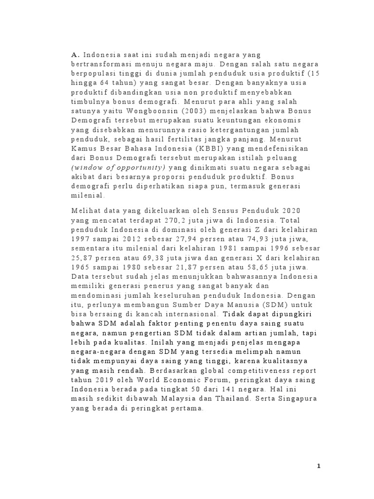 Essay Pendidikan | PDF