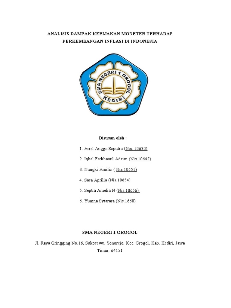 Analisis Dampak Kebijakan Moneter Terhadap Perkembangan Inflasi Dan ...