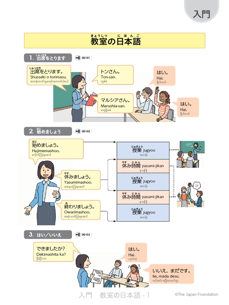 Japanese in The Classroom | PDF