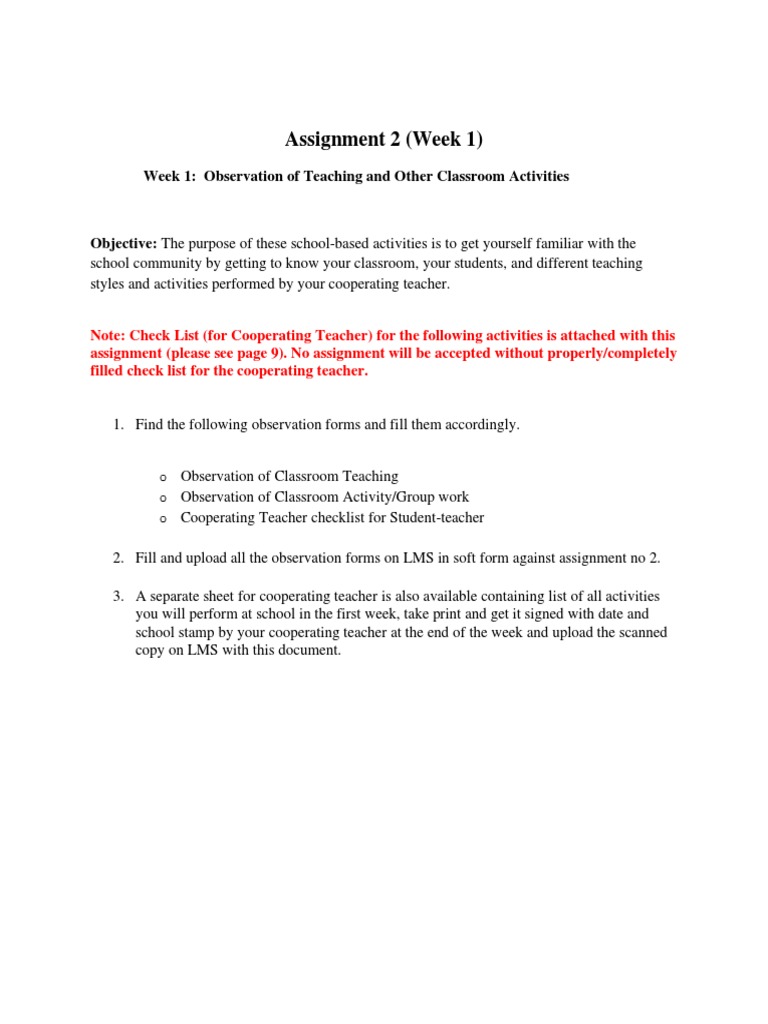 Assignment No. 2 Ayesha | PDF | Lesson Plan | Teachers