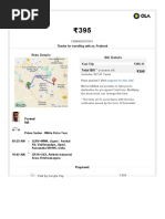 Ola Cab Invoice Template | PDF | Invoice | Payments