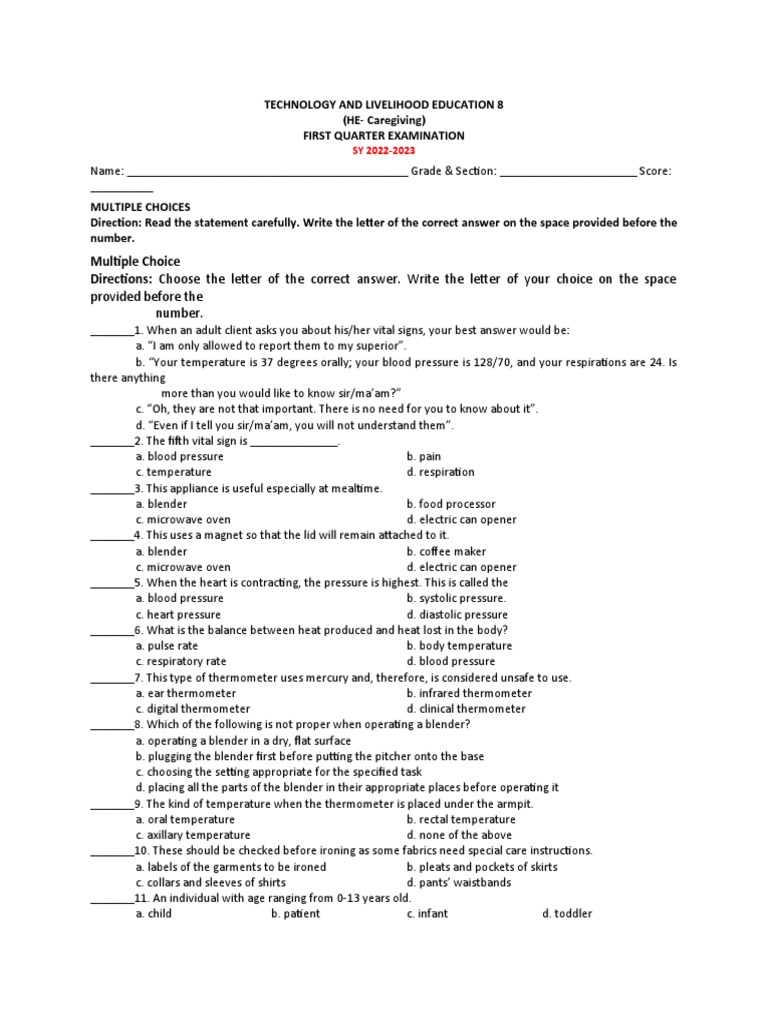 Technology and Livelihood Education 8 | PDF