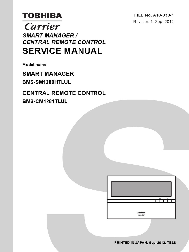 Service Manual: Smart Manager / Central Remote Control | PDF | Network ...