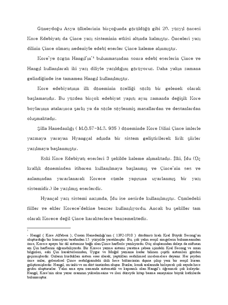 Korean Dil Bilgisi | PDF