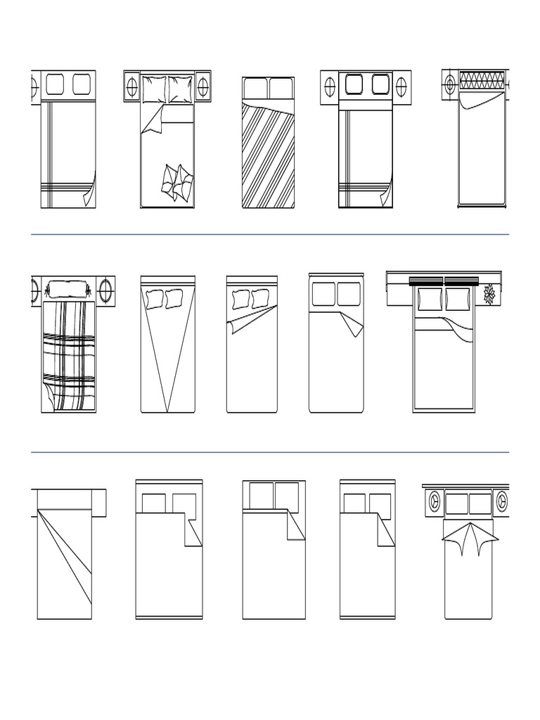 01 01 Cad Blocks Net Beds Model - pdf1 | PDF