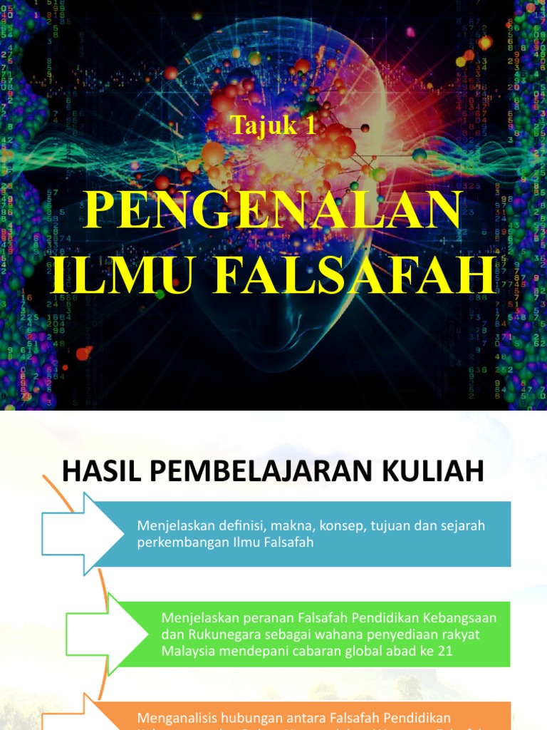 Tajuk 1 Pengenalan Ilmu Falsafah | PDF