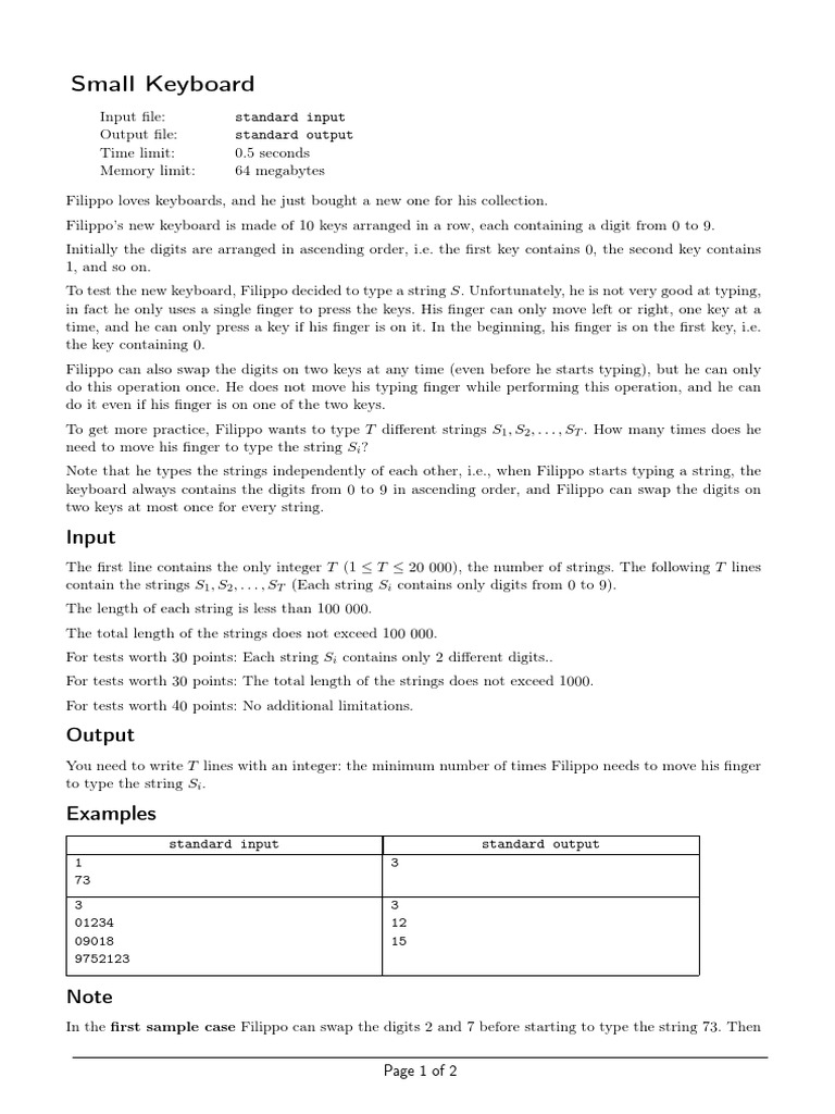 Keyboard | PDF | Computer Keyboard | String (Computer Science)