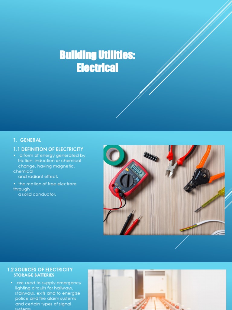Building Utilities Electrical | PDF | Electrical Wiring | Switch