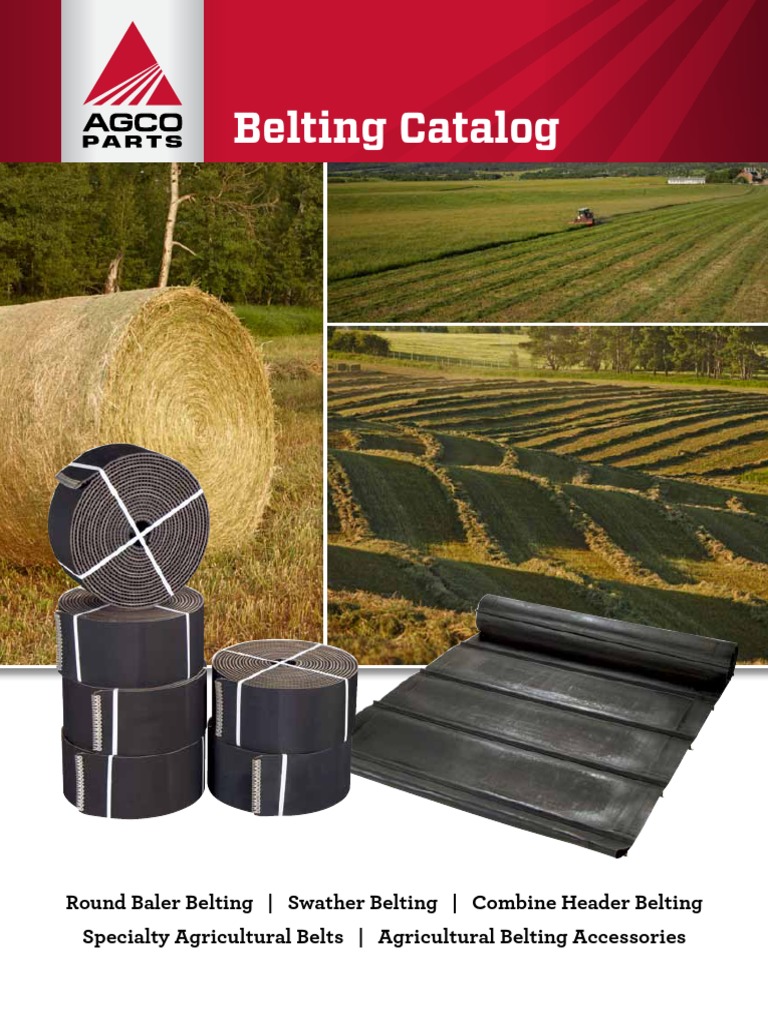 Agco Parts Belts | PDF | Manufactured Goods | Mechanical Engineering