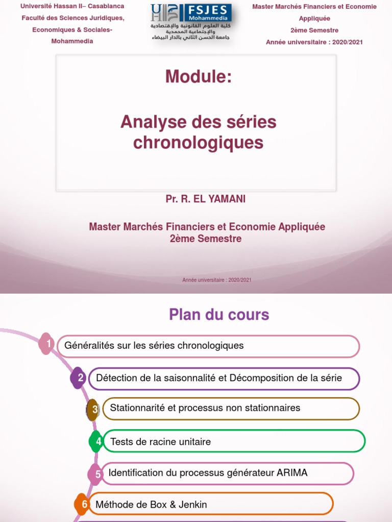 Généralités Sur Les Séries Chronologiques | Download grátis PDF ...