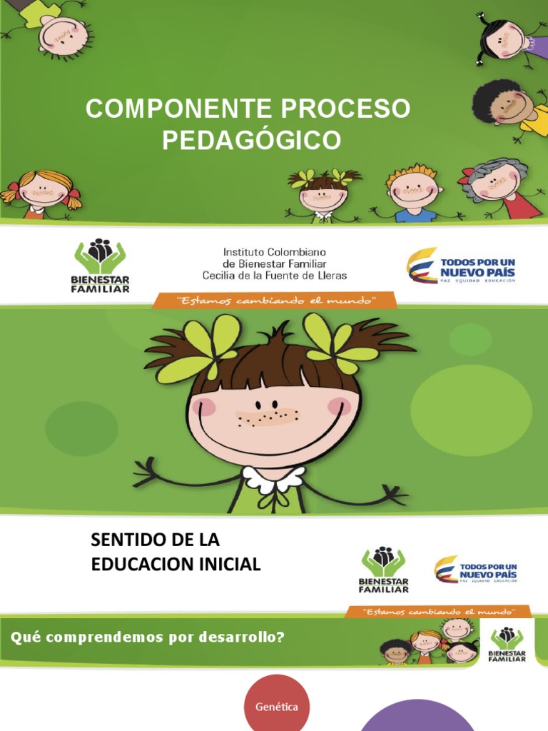 Componente Pedagógico Version 11 de Agosto | PDF | Educación de la ...