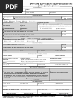 Metrobank Account Application Form | PDF | Debit Card | Banks