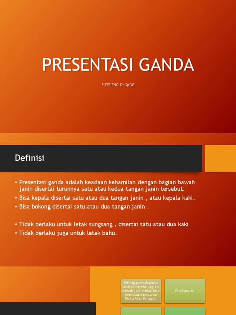 PRESENTASI GANDA (New Edit) | PDF