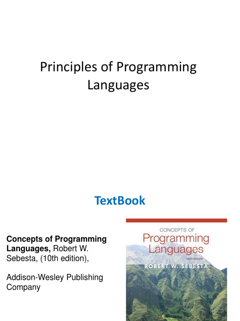 Lecture 1&2 PPL | PDF | Computer Programming | Programming Language