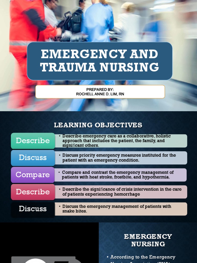 LIM - Emergency Nursing | PDF | Bleeding | Nursing