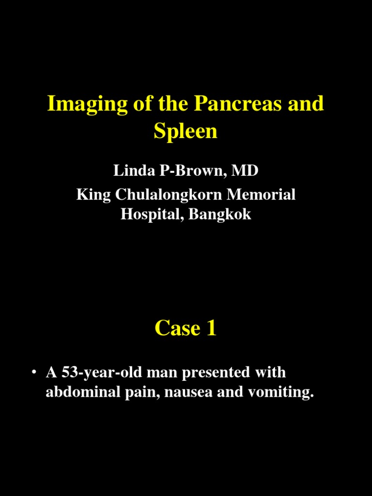 Imaging of The Pancreas and Spleen | PDF