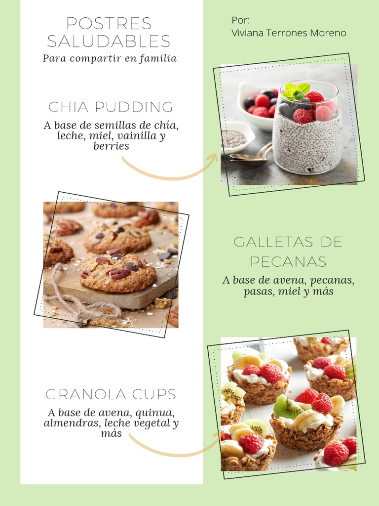Postres Saludables | PDF | Postres | Cocina occidental