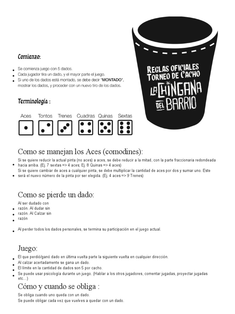Cachos Reglas | PDF