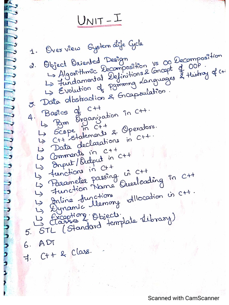 Ds C Unit 1 Notes Pdf