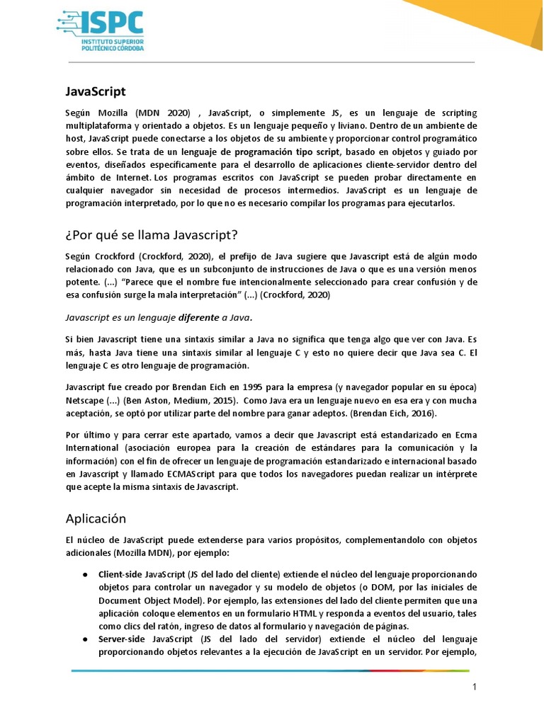 4 - Javascript | PDF | Script Java | Modelo de objeto de documento