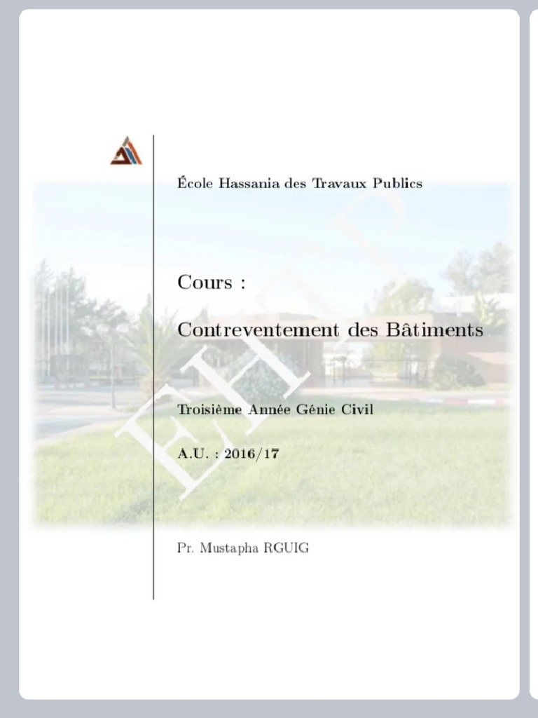 Contreventement Des Bâtiments | PDF