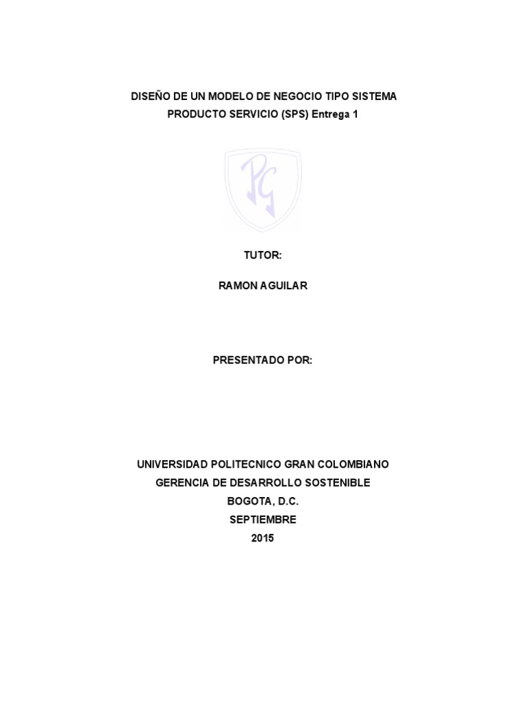 Entrega 1 Gerencia de Desarrollo Sostenible | PDF | Desarrollo ... Entrega 1 Gerencia de Desarrollo Sostenible | PDF | Desarrollo ...