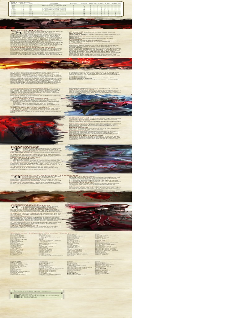Blood Mage - Class D&D | PDF