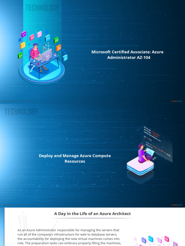 Lesson_04_Deploy and Manage Azure Compute Resources | PDF | Computer Cluster | Virtual Machine