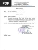 Pedoman Penulisan Plh dan Plt dalam Surat | PDF