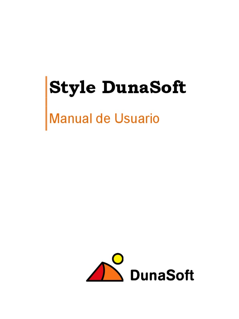 Manual Style DunaSoft | PDF | Archivo de computadora | Menú (Computación)