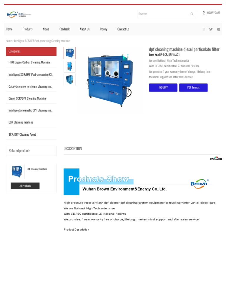 WWW - Vehiclecleaningsystem - Com - Products - DPF Cleaning Machine ...