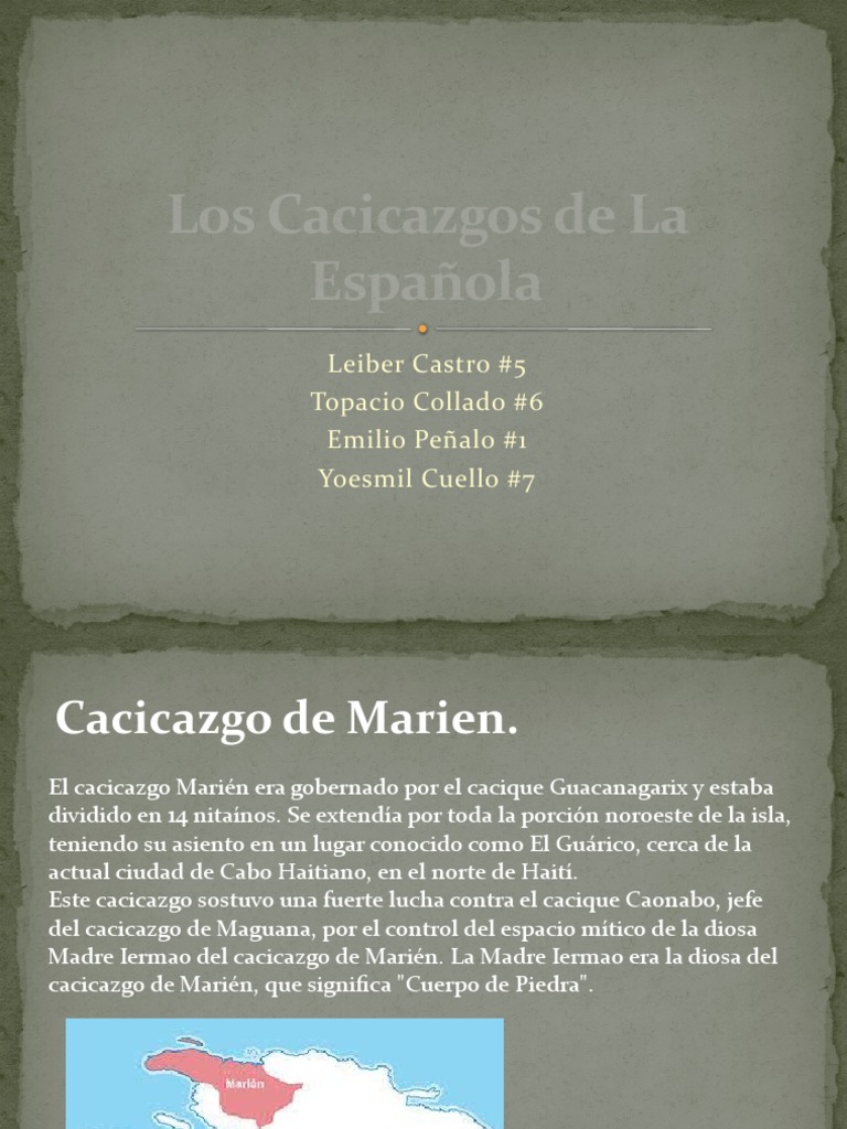 Los Cacicazgos de La Española | Descargar gratis PDF | Pueblos ...