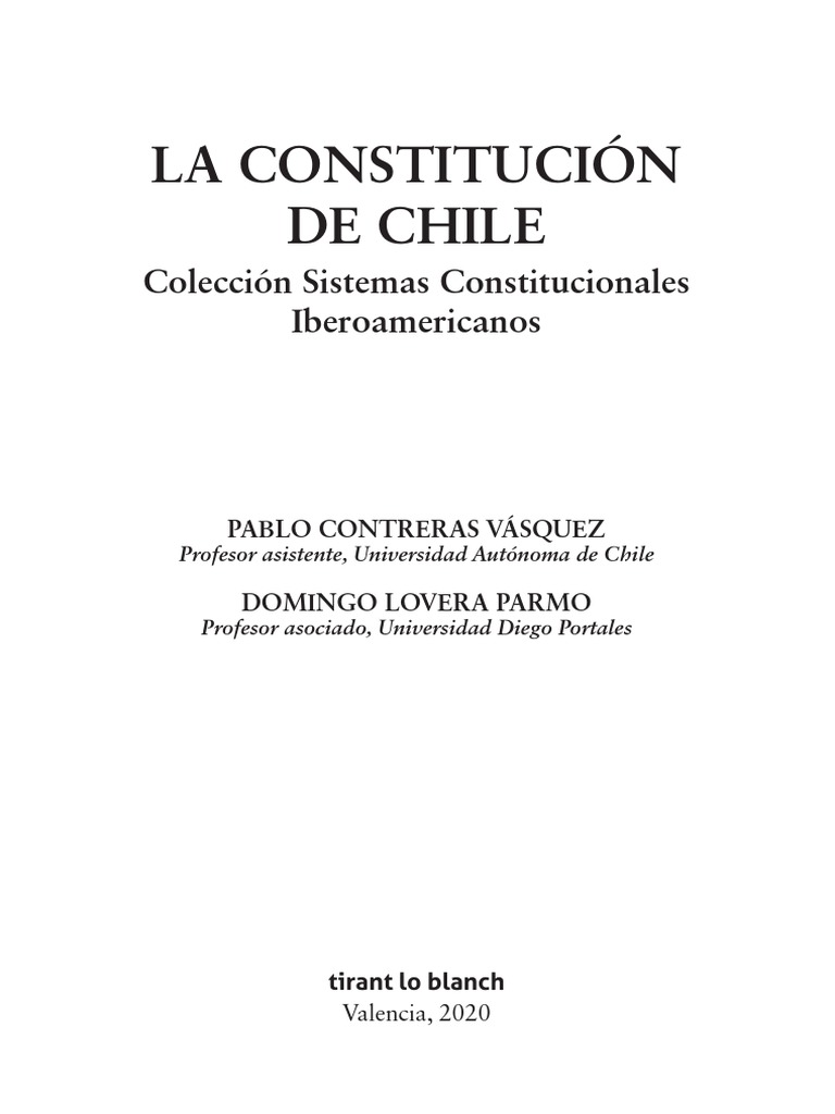 Contreras - Lovera - La Constitución de Chile | PDF