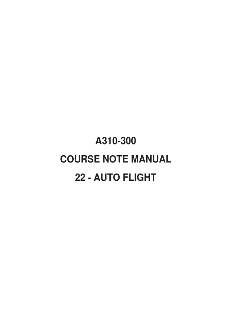 Ata 22 (Auto FLT) | PDF | Aerospace Engineering | Vehicle Parts