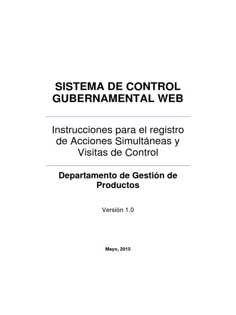 Instrucciones SCG Web Registro As y VC v1.0 | PDF | Software