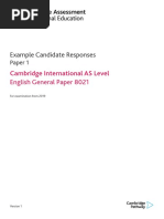 8021 AICE General Paper Paper 2 Example Candidate Responses | PDF ...