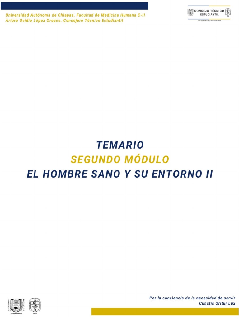 Temario 2° Módulo - CTE Arturo Ovidio | PDF | Pulmón | Riñón