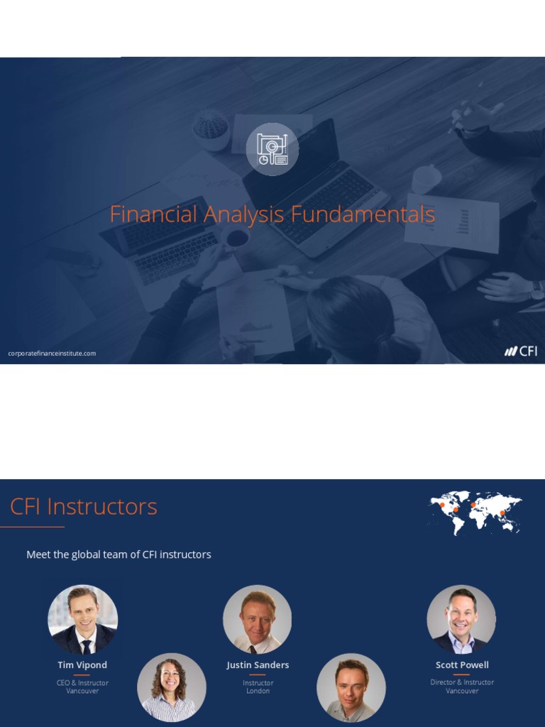 Financial Analysis Fundamentals CFI 1674746290 | PDF | Financial ...