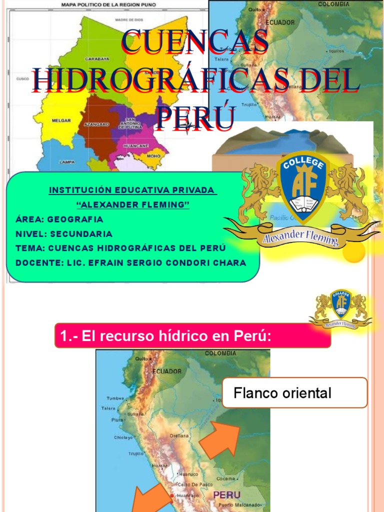 Cuenca Hidrografica Del Peru | PDF | Río | Cuenca de drenaje
