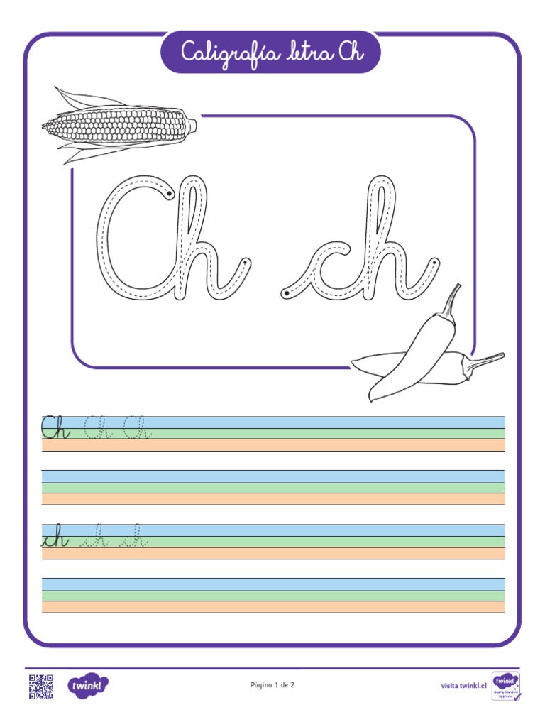 Caligrafía de la letra Ch | PDF | Arte | Poesía