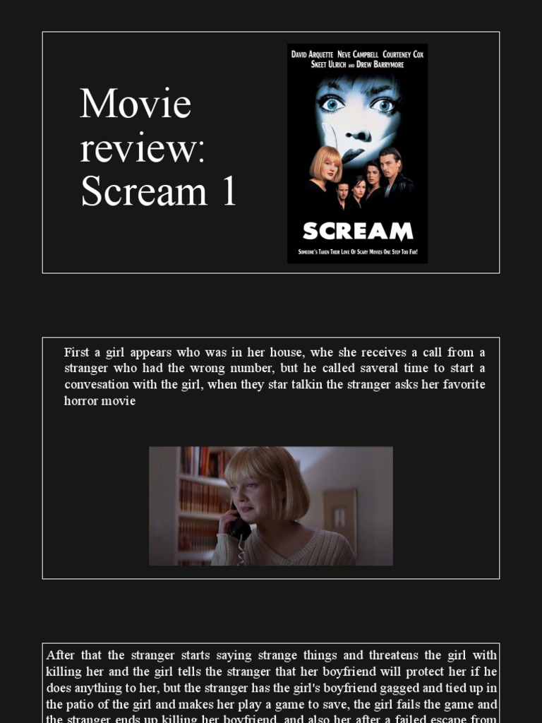 Scream 1 Movie Review | PDF