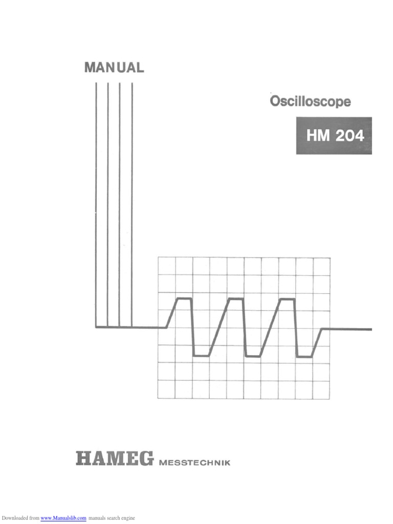 Hameg HM - 204 Oscilloscope | PDF