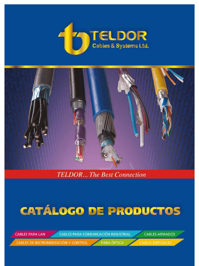 Productos de Cables Teldor: Innovación y Calidad | PDF | Fibra óptica ...