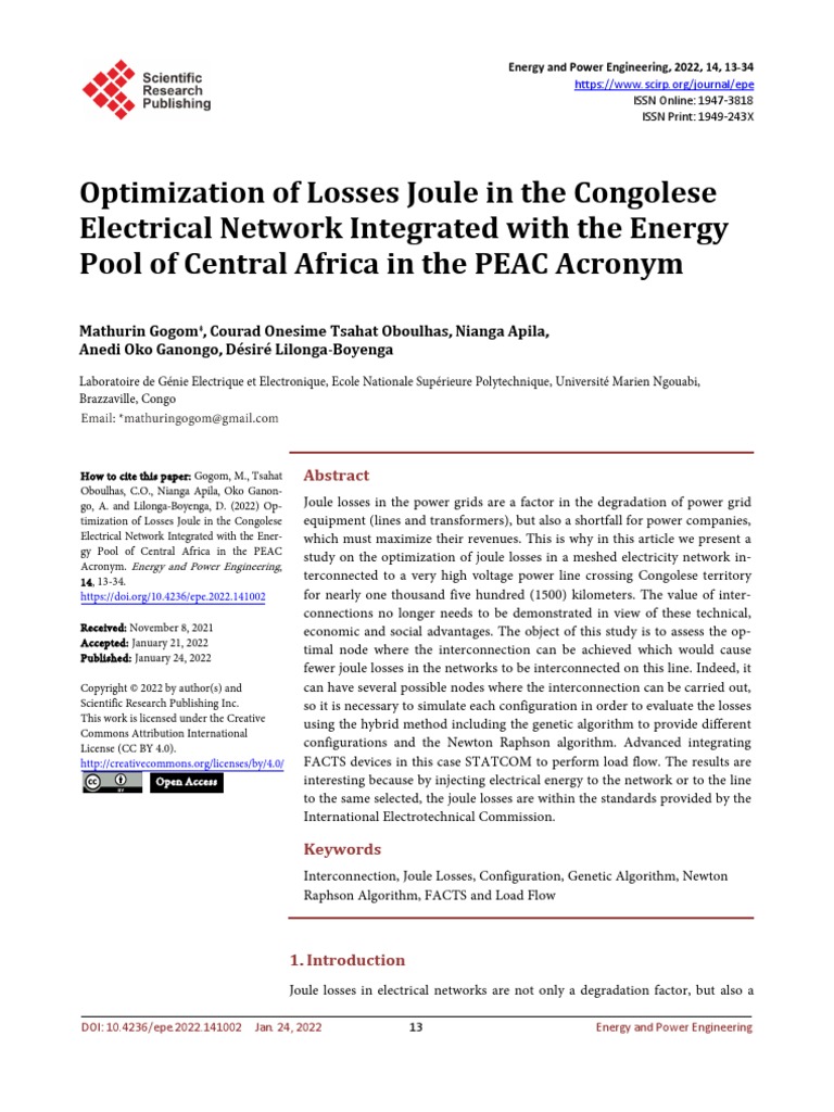 Epe 2022012111101357 | Download Free PDF | Transformer | Genetic Algorithm