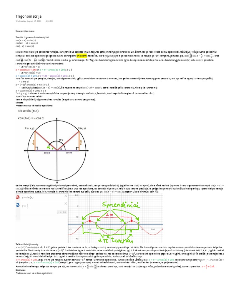 Trigonometrija | PDF