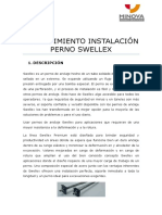 Características del Perno Swellex en Minería | PDF | Tornillo | Perforación