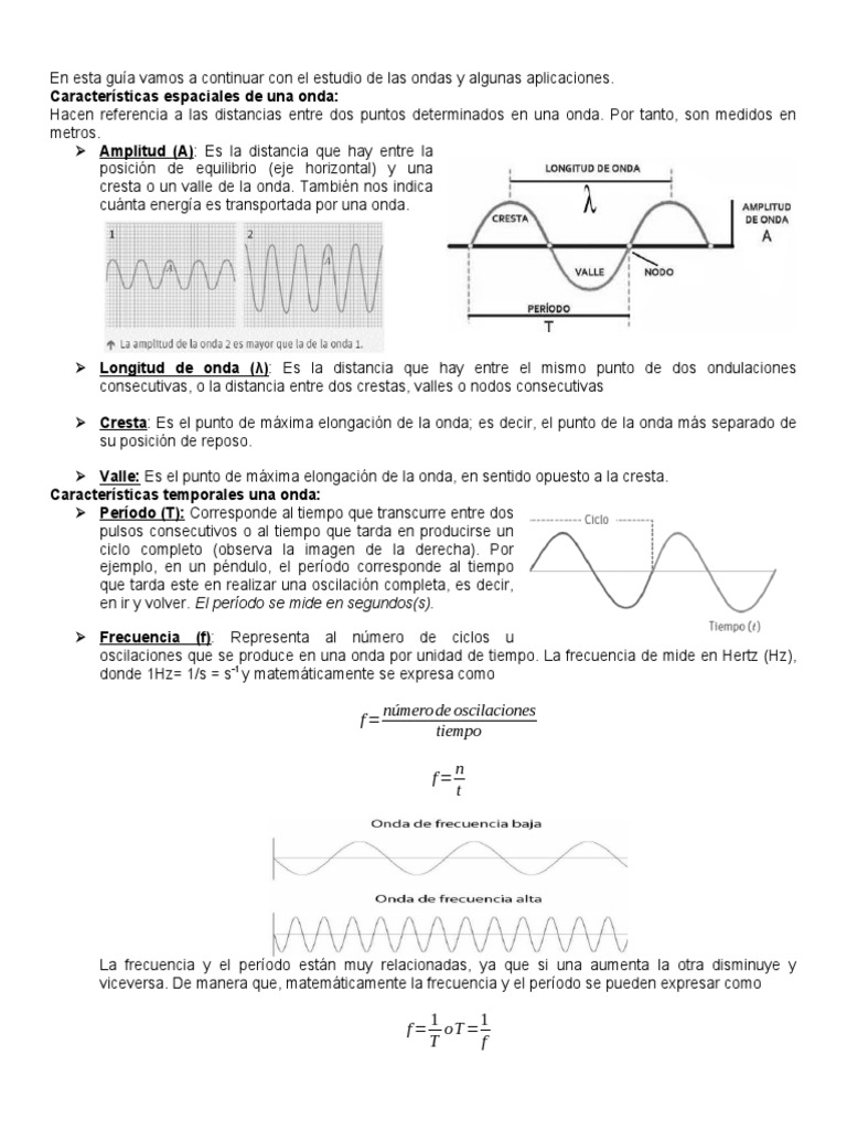 Ondas 1 | PDF | Olas | Frecuencia