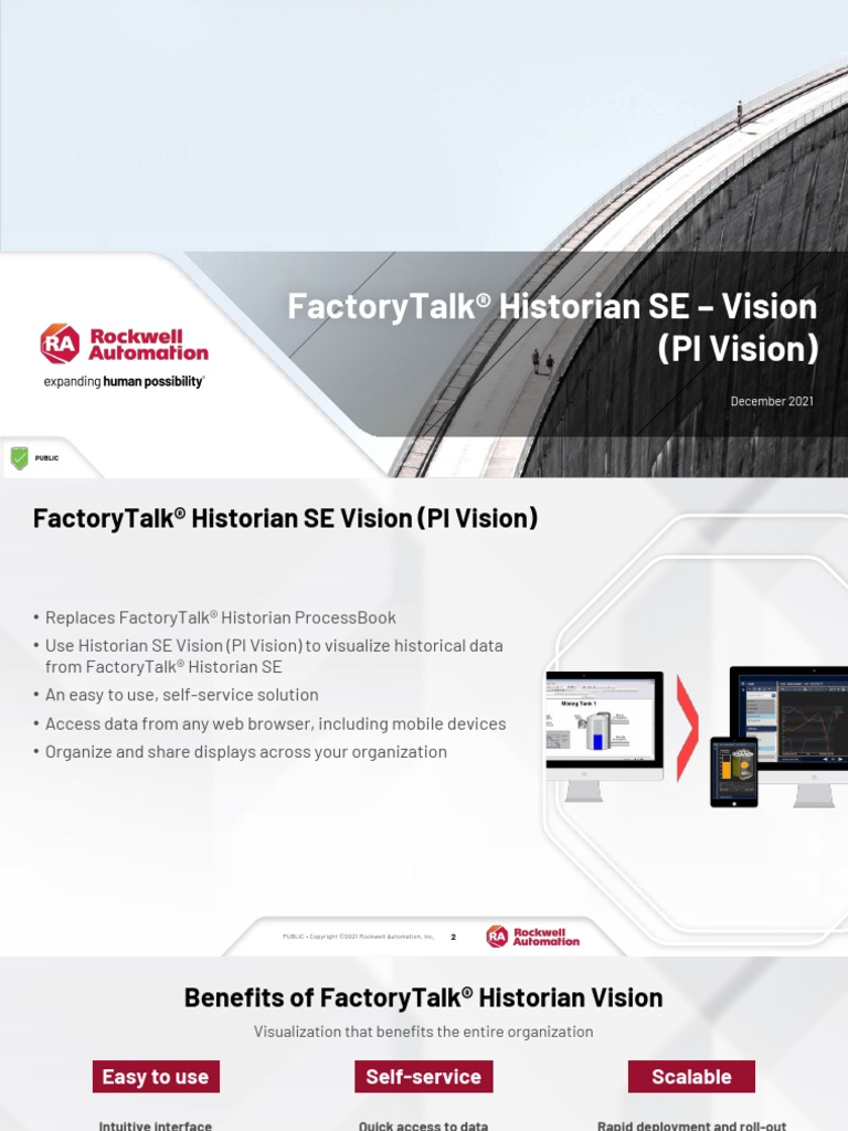 FactoryTalk Historian Vision Customer Presentation-1 | PDF | Application Software | Databases
